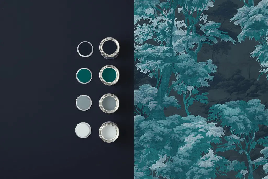 Bobart's Garden Midnight Roll Wallpaper – Surrey Lifestyle