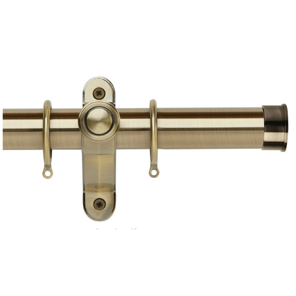 35mm End Cap Complete Pole Set - Burnished Brass – Surrey Lifestyle